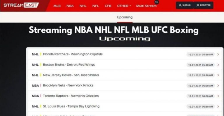 Stream East – Best Sports Streaming Website to Watch NFL, NHL, NBA ...